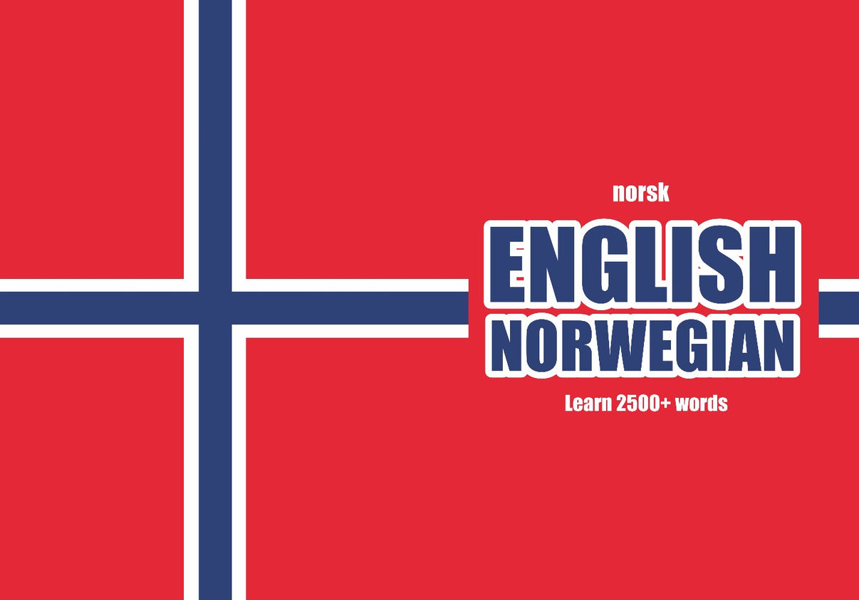 English-Norwegian fill in the blanks notebook – Arctic Polyglots Store