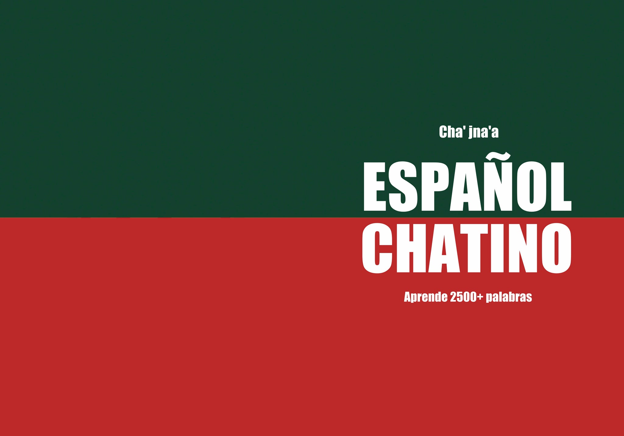 Español-chatino cuaderno de vocabulario – Arctic Polyglots Store